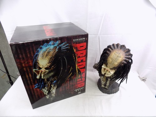 Boxed Like New Sideshow Collectibles Predator Legendary Scale Bust | eBay