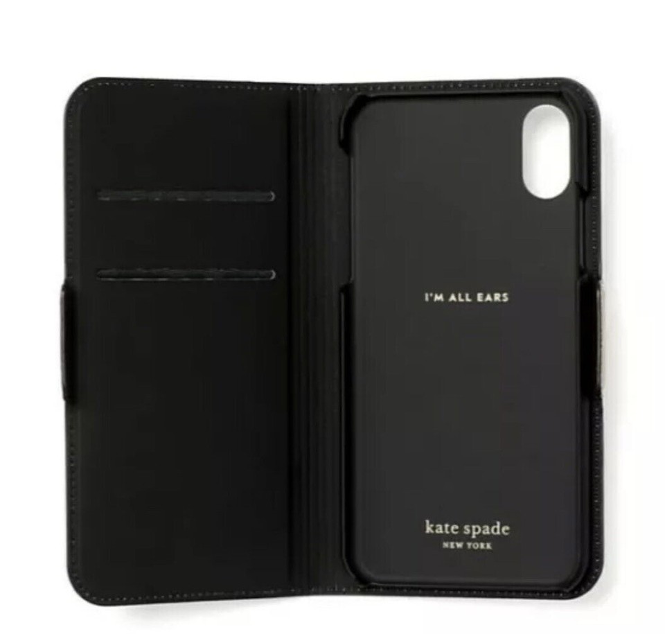 Kate Spade Magnetic Folio Case Wallet Floral Iphone X/XS Sylvia Meadow ...