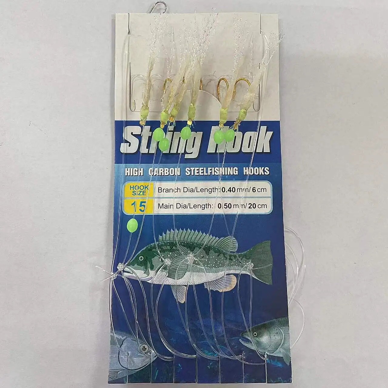 Sabiki Bait Jigs Size 8 Hook Slimies Yakka Snapper live bait Jig ...