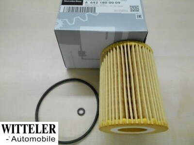 Mercedes-Benz Ölfilter mit Dichtung A6421800009 für CDI Motoren OM 642 ...