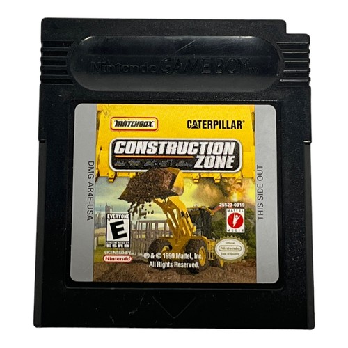 Matchbox Caterpillar Construction Zone (Nintendo Game Boy Color) Tested ...