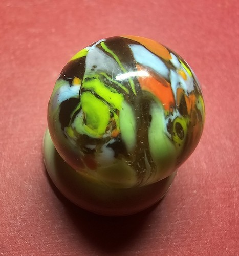 Christensen Agate Guinea Marble Antique Vintage Old Rare 11/16" Near ...