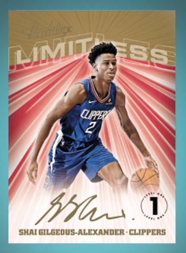 Panini NBA Dunk 2018-19 Absolute Rookie Shai Gilgeous Alexander Auto ...