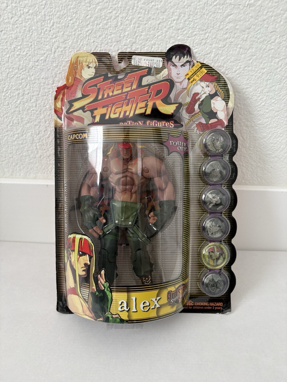 Alex RED Variant Street Fighter III 3rd Strike Round 1 Capcom Resaurus ...