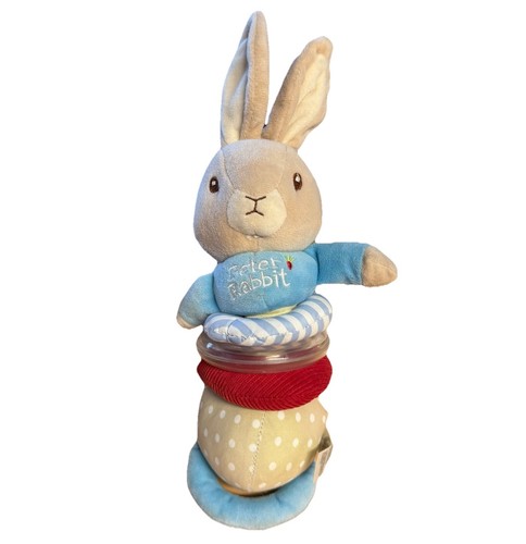 Peter Rabbit Baby Pull Toy Beatrix Potter Plush Stroller Crinkle ...