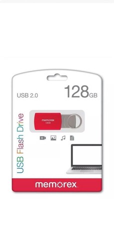 Memorex 128GB Flash Memory Drive USB 2.0 Red | eBay