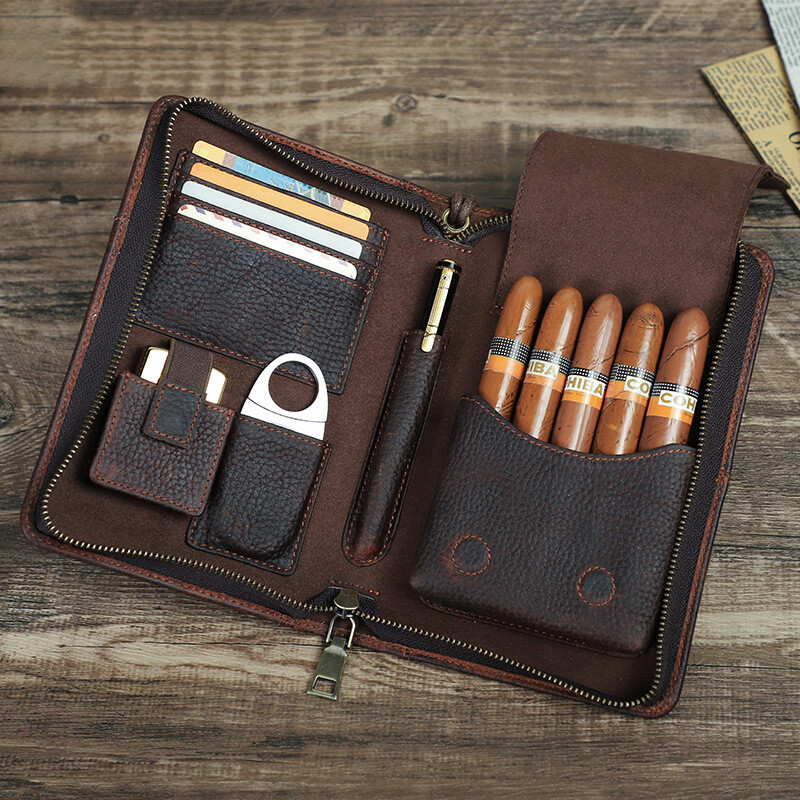 Cigarillo Case And Lighter Legendex Elegance Metal Cigarette / Mini