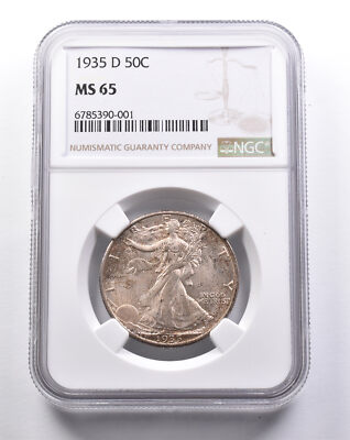 MS65 1935-D Walking Liberty Half Dollar NGC *3254 | eBay