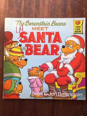 1984 “The Berenstain Bears Meet Santa Bear“ Paperback Book” (MH156)2 | eBay