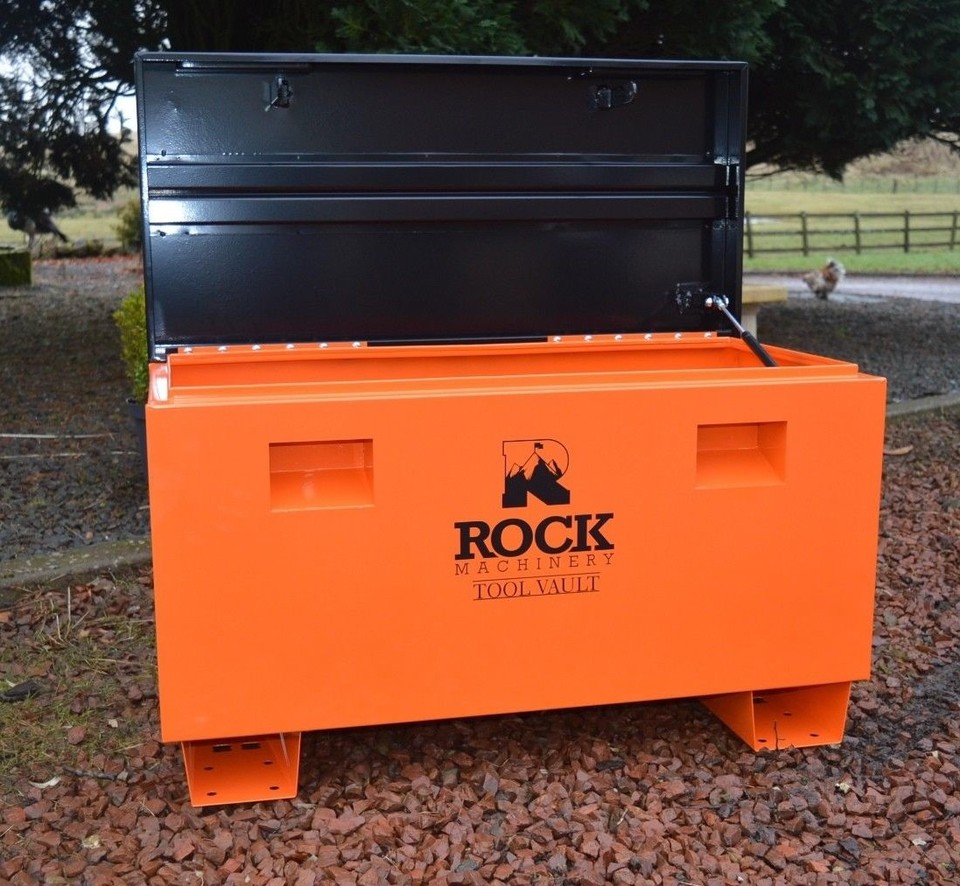 Steel Job Site Tool Box Van forklift Garage Vault Site Security By ...
