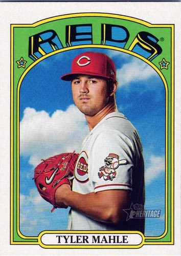 2021 Topps Heritage #152 Tyler Mahle Cincinnati Reds | eBay