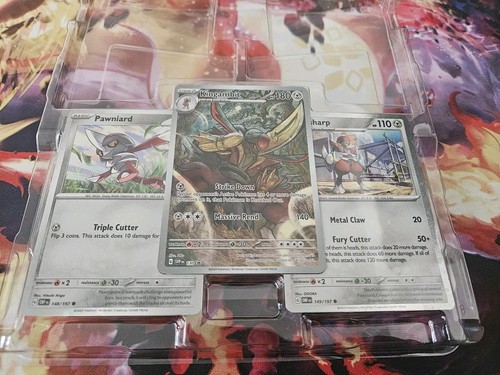 Pokemon TCG - SV: Shrouded Fable - Kingambit 3 Card Set Star Promo 130 ...