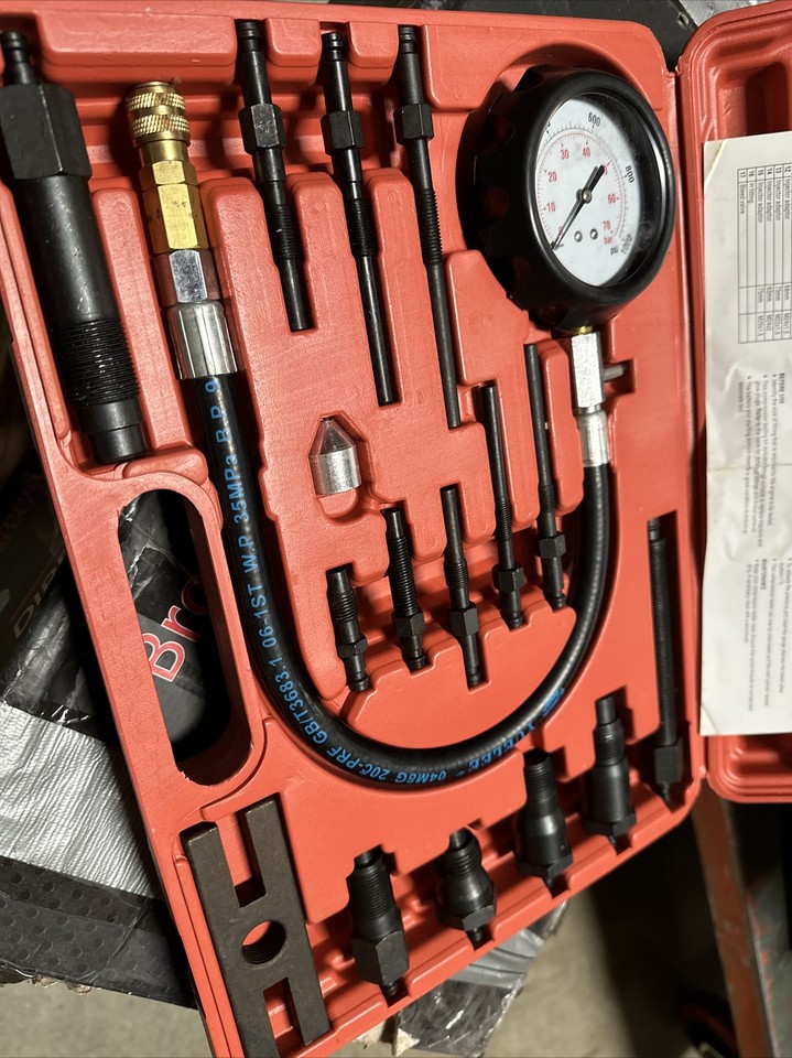 TU-15 Diesel Engine Compression Gauge Tester Cylinder Pressure Test ...