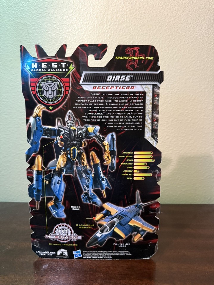 Transformers Dirge Complete ROTF Deluxe Class | eBay