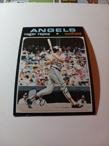 1971 Topps Baseball Card #508 Roger Repoz California Angels EX | eBay