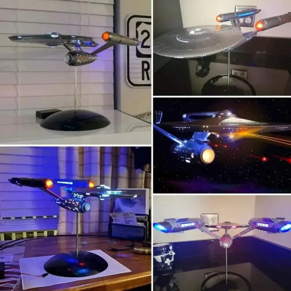 Star Trek Enterprise Replica Model with LED Lights | eBay