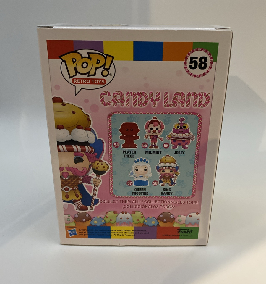 Funko Pop! Retro Toys Candy Land Board Game 58 King Kandy Vinyl Figure ...