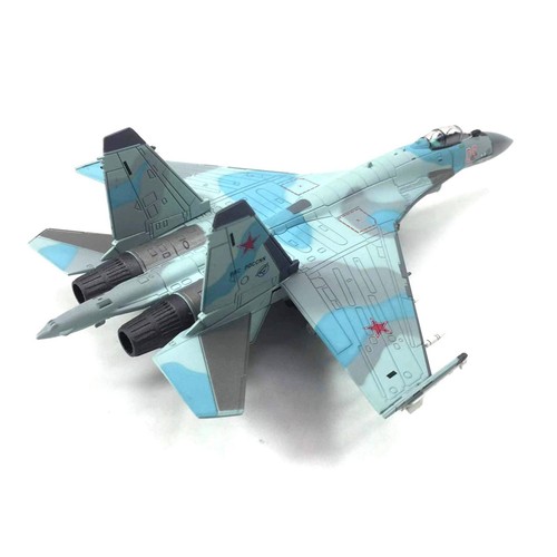 SU-35 Super Flanker Aircraft 1:100 Model Fighter Aviation Military ...