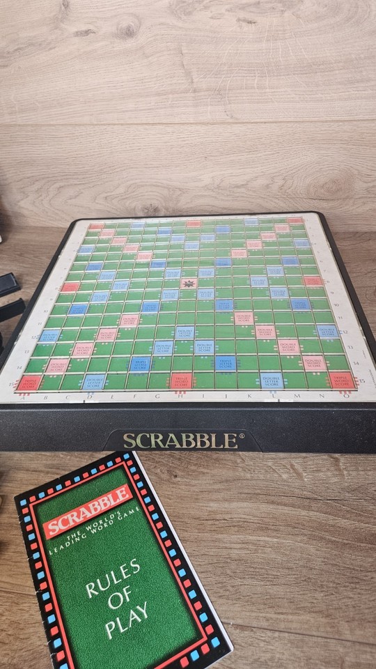 Scrabble Prestige Edition Board Game Complete With Turntable Boxed ...
