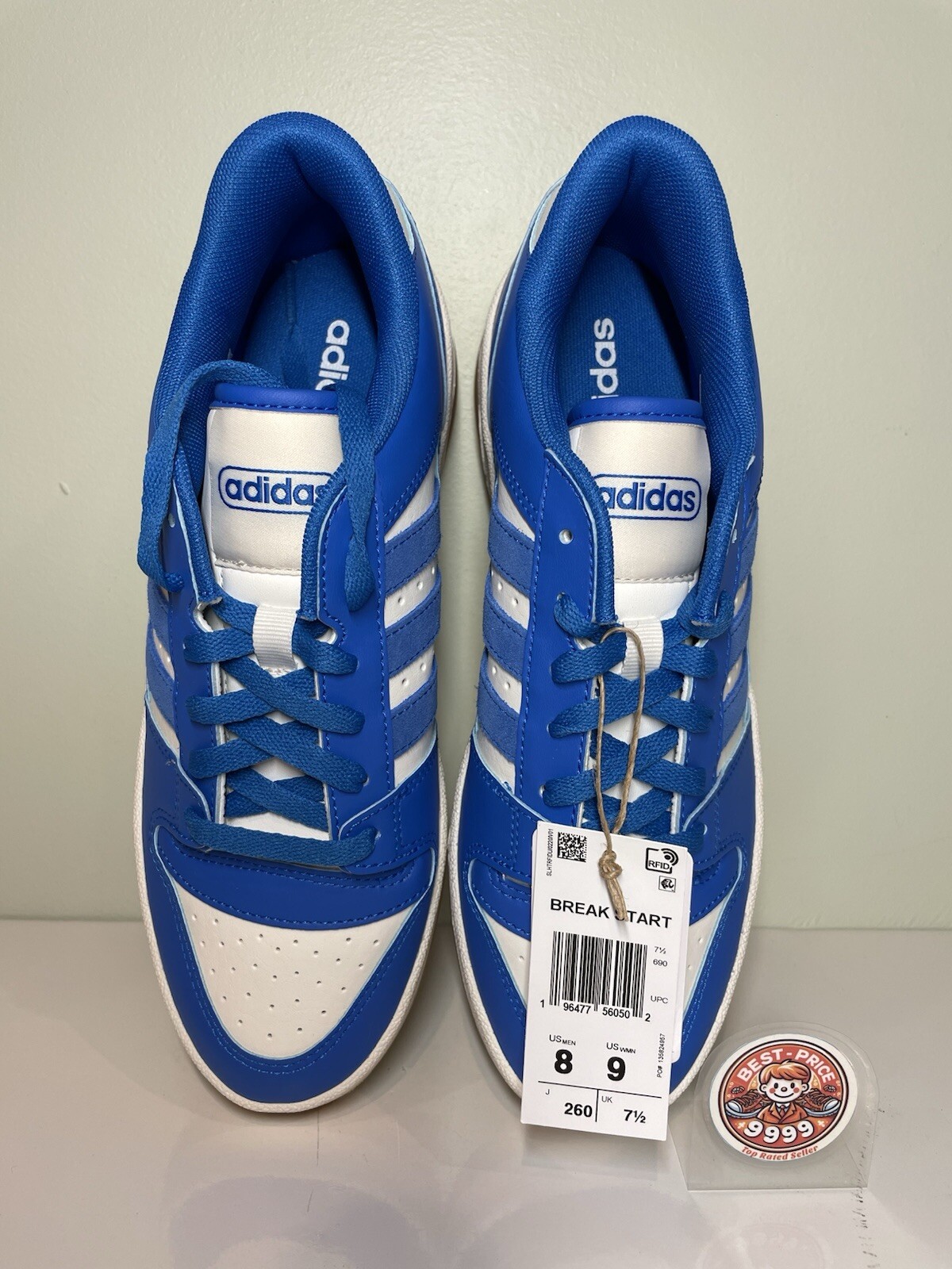 adidas - Break Start Basketball Unisex Shoes Blue Bird White - IH7967 ...