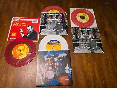 Coffin Break ‎- 4 record lot 7" singles 90's punk grunge rock | eBay