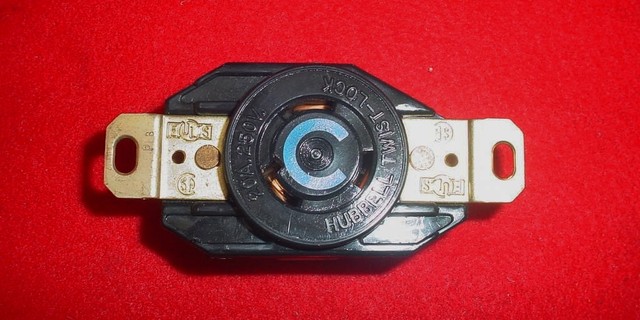 Hubbell HBL2320 Twist Lock Receptacle 20a 250 VAC or DC for sale online ...