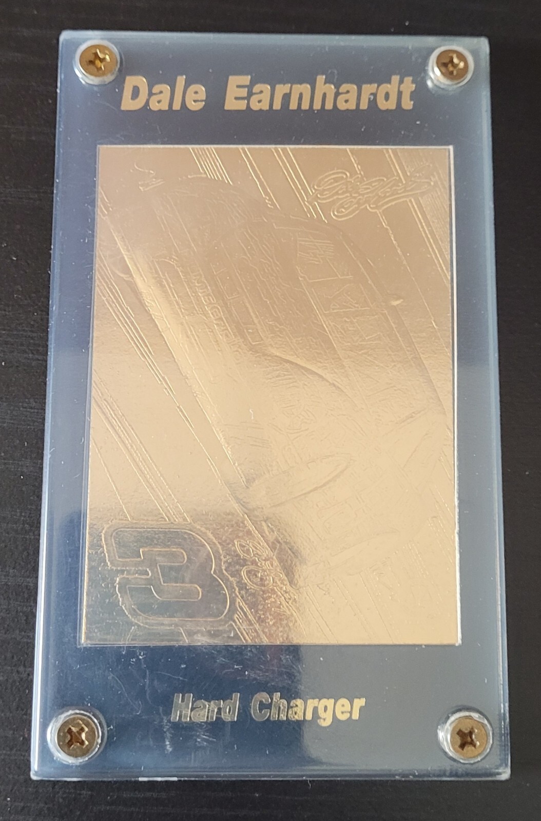 1998 HAMILTON COLLECTION NASCAR 22K GOLD DALE EARNHARDT HARD CHARGER | eBay