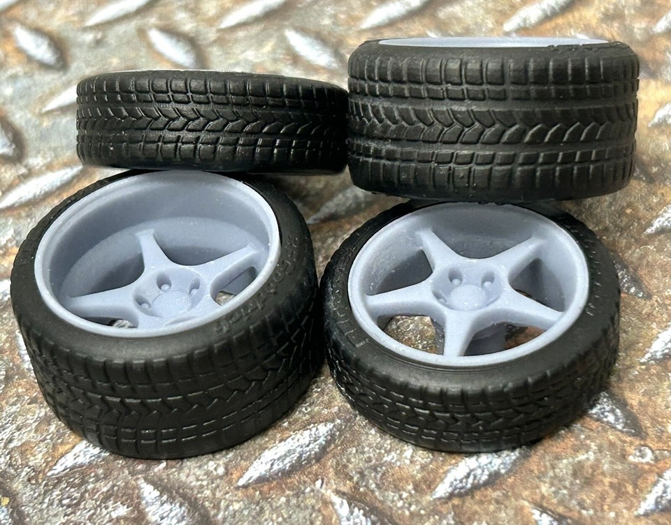 1/24 Scale: 21/20 Inch “2000 Mustang Cobra R” Wheels W/ Wide Rear ...