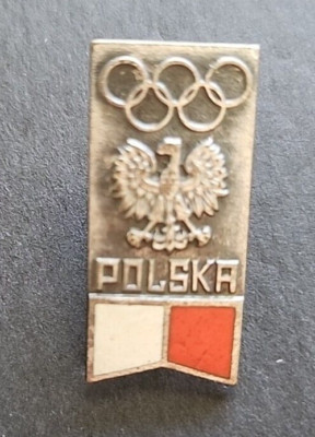 Vintage Poland Olympics Pin | eBay