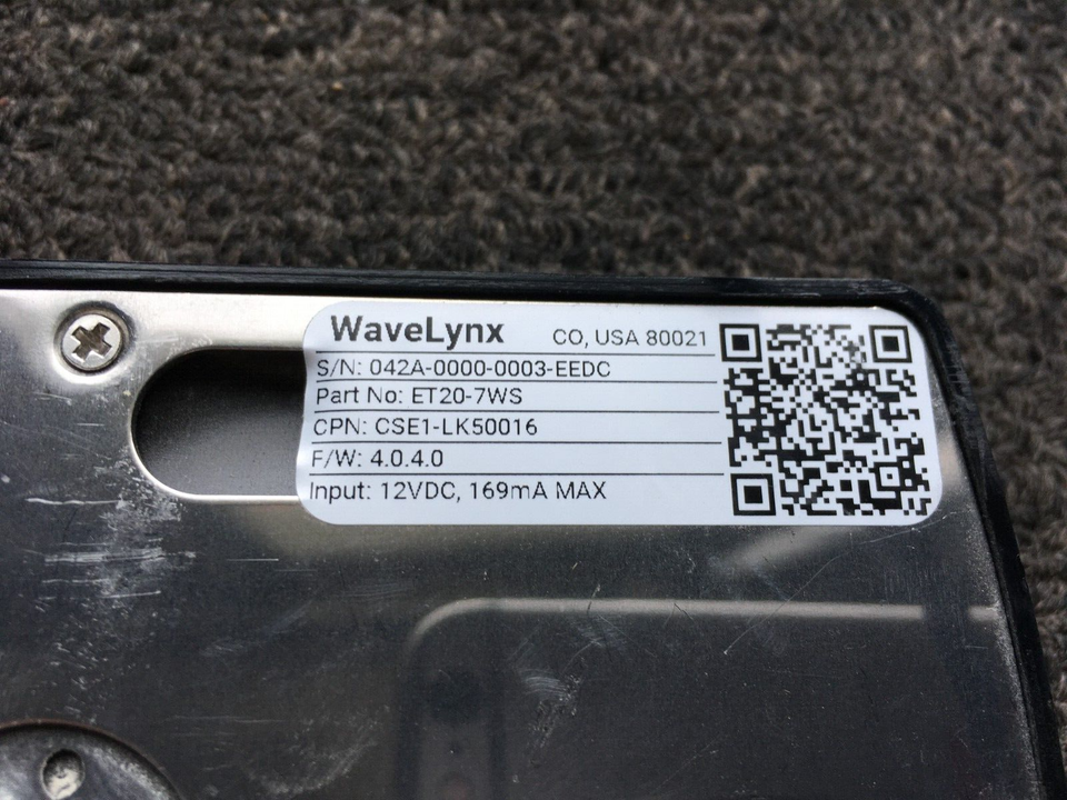 WAVELYNX ET20-7WS-CSE1 LK50016 SINGLE GANG READER 13.56 MHZ used | eBay