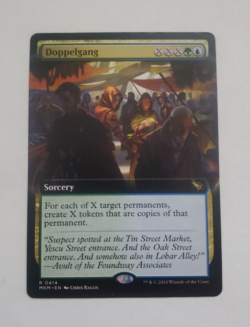 MTG Doppelgang (Extended Art) - Murders at Karlov Manor (MKM) 0414 Rare ...