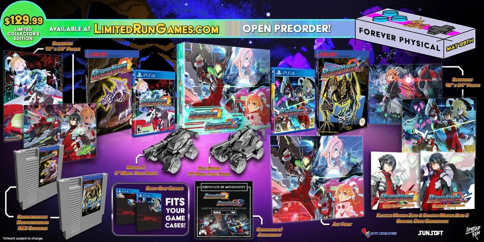 NEW Blaster Master Zero 1 2 3 Collector's Edition Switch Limited Run ...
