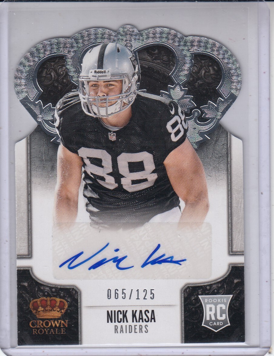 NICK KASA 2013 Panini Crown Royale Rookie Signatures #176 RC 65/125 ...