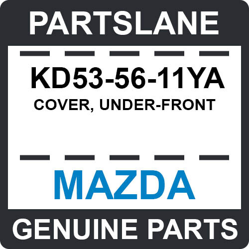 KD53-56-11YA Mazda OEM Genuine COVER, UNDER-FRONT | eBay