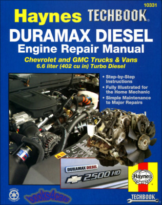 CHEVROLET GMC DURAMAX DIESEL ENGINE SHOP MANUAL SERVICE REPAIR BOOK ...