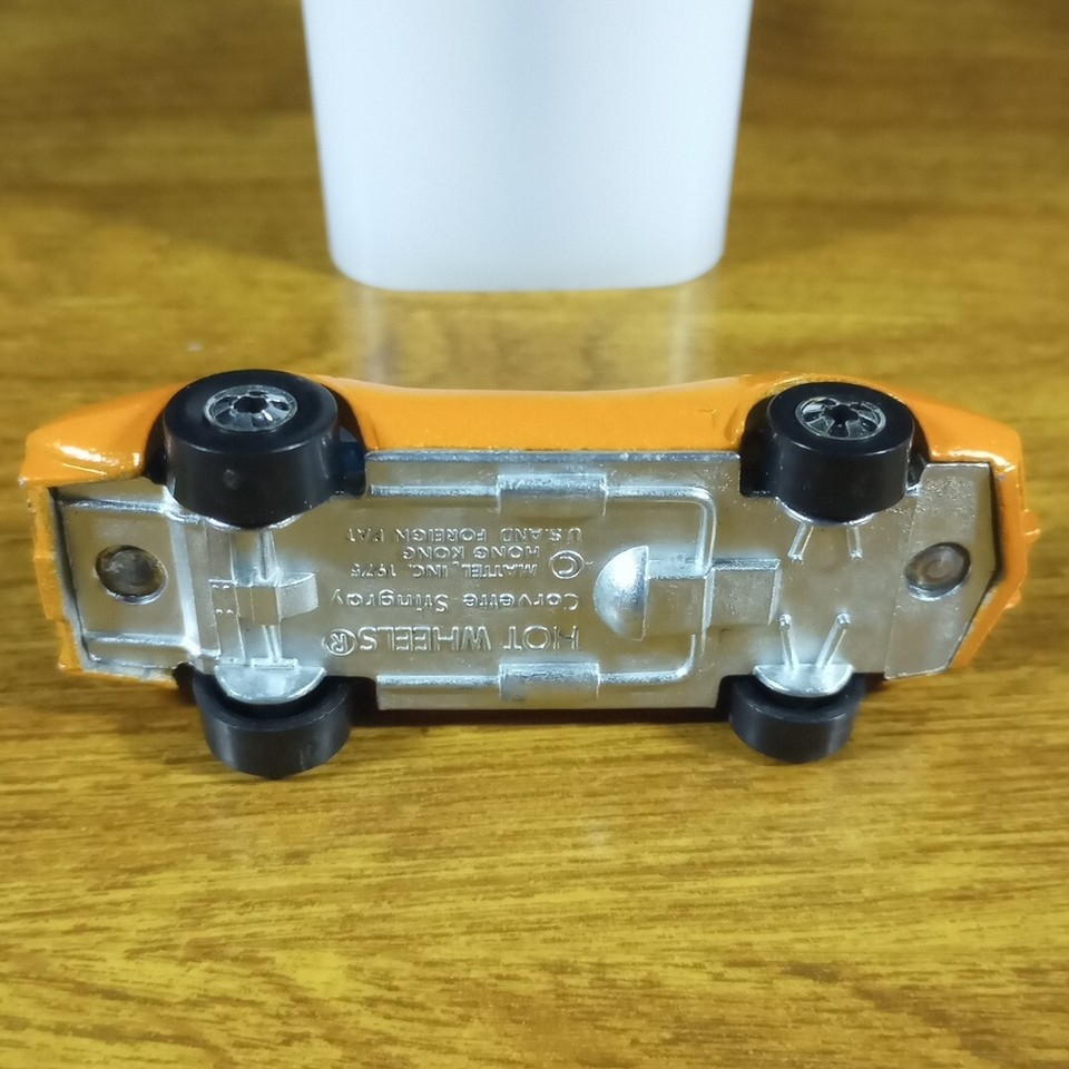 Hot Wheels Vintage Corvette Stingray Orange BW Blackwall Hong Kong 1980 ...