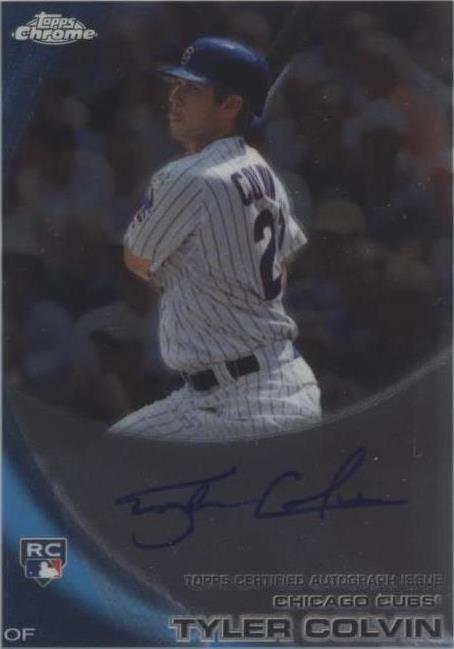 2010 Topps Chrome - Tyler Colvin #181 Rookie Autographs (AU, RC) for ...