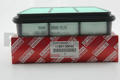 1780130040 Genuine Toyota ELEMENT SUB-ASSY, AIR CLEANER FILTER 17801 ...