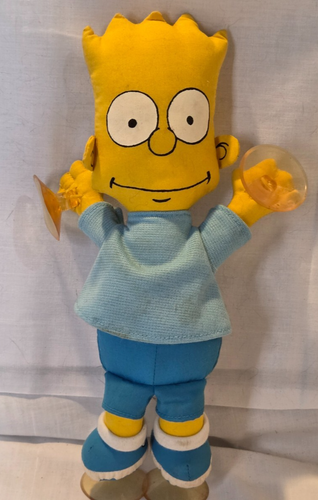 Vintage 1990 The Simpson’s Bart Simpson Stick-On Car Window Cling ...