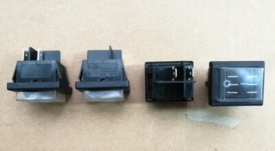 2pcs NEW RLEIL RL2 250V 8A 2pins Rocker Switch with waterproof cover # ...