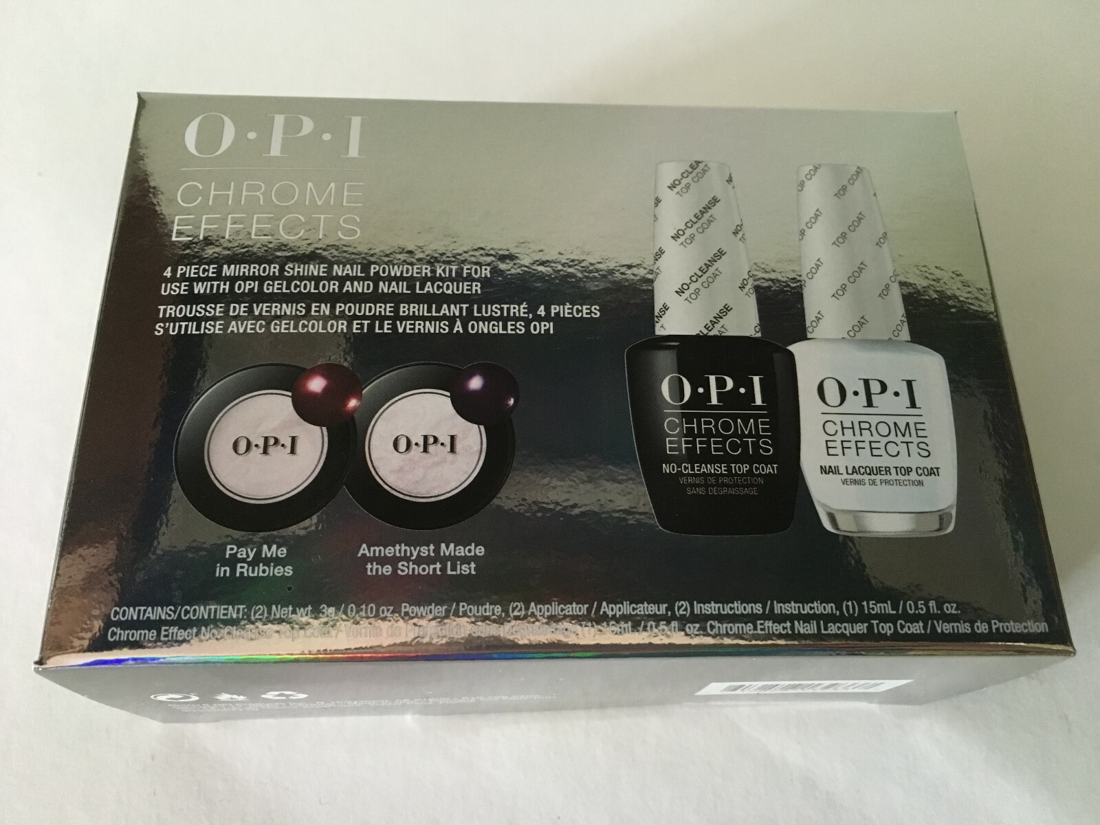 OPI Chrome Effects Powder & Top Coat Set *FREE SHIPPING* | eBay
