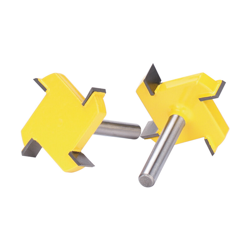 4 Zähne HM Planfräser 6mm/6.35mm Schaft Holzfräser Oberfräse für Holz ...