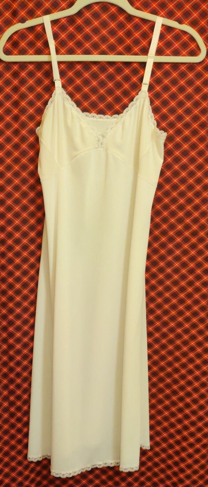 Shadowline Womens Nylon Full Slip Lace Accents Ivory … - Gem