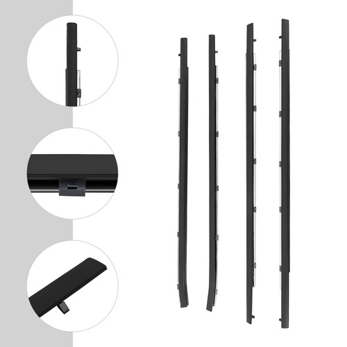 4pc For Toyota Highlander 2014-19 Window Weatherstrip Window Molding ...