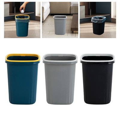 Trash Can, Rubbish Bin, Without Lid, Rectangular Trash Can, Open Top ...