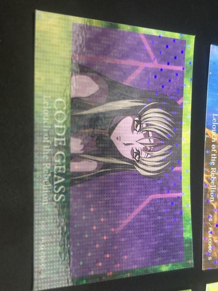 Code Geass Holo Sticker Set C.C. Lelouch 3PC Anime, NM Condition, | eBay