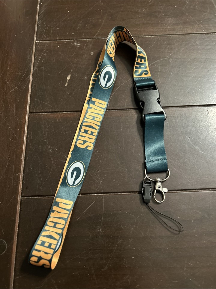 Green Bay Packers NFL Official Lanyard Green Yellow-new! | eBay