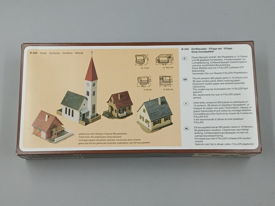 Lot of 2 Vintage West German HO Model Building Sets, Faller B-244 ...