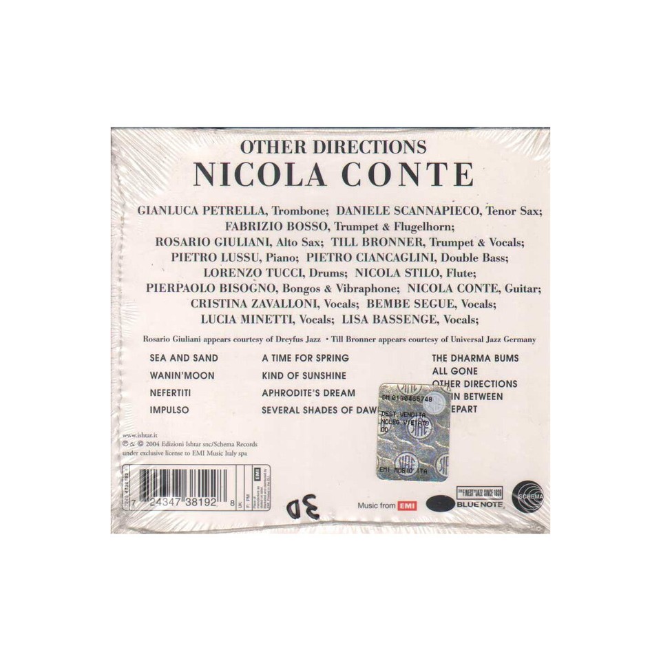 Nicola Conte CD Other Directions / Blue Note Records – 724347381928 New ...