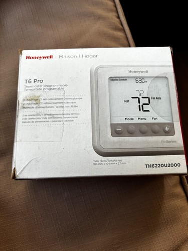 Honeywell T6 Pro Digital Programmable Thermostat - TH6220U2000 | eBay
